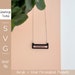 Personalized Acrylic Wood Pendant Necklace SVG Laser File - Etsy UK