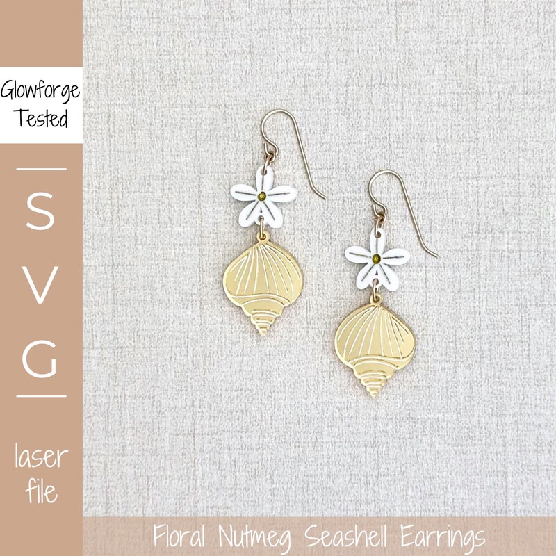 Seashell Earrings - Etsy