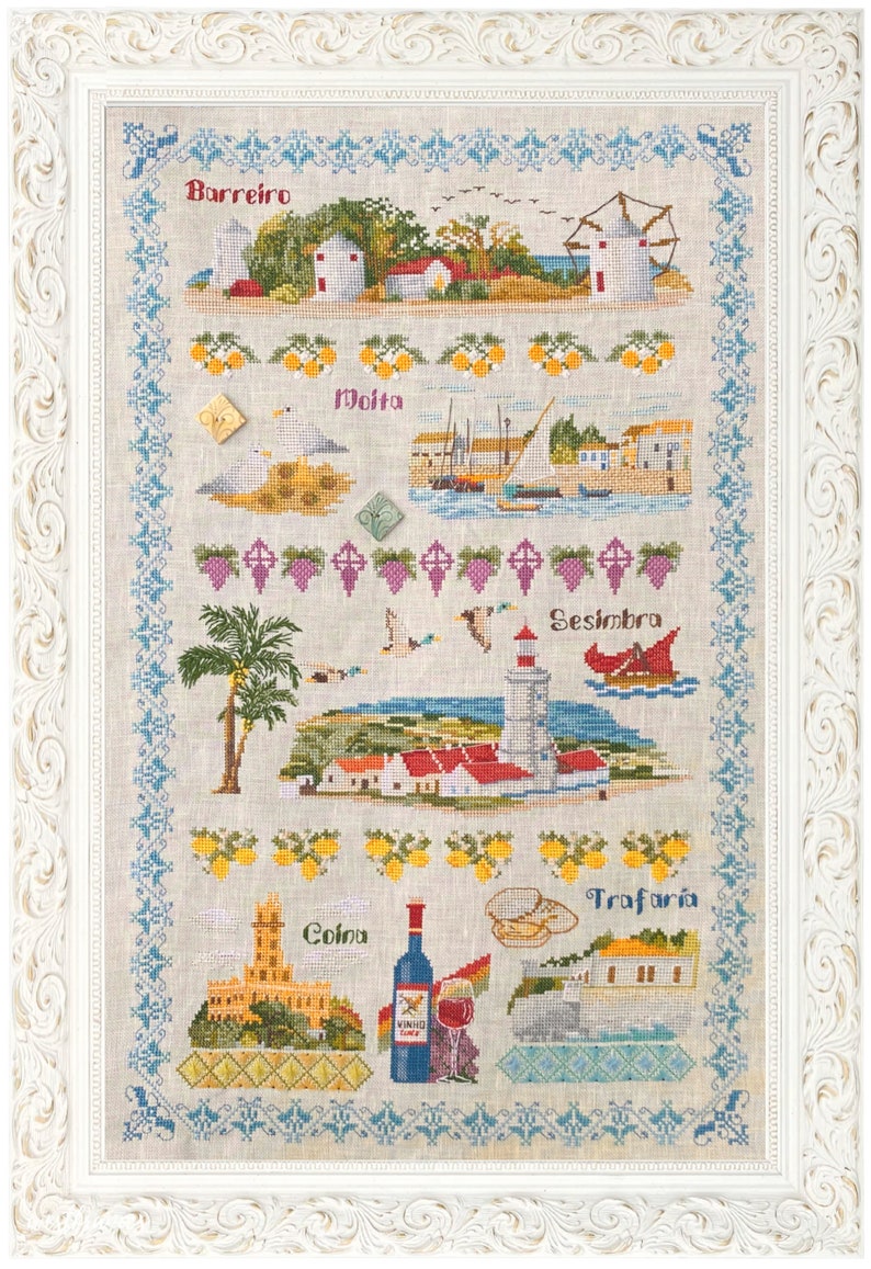 Memories of Portugal Sampler by Millefleur, PDF Pattern, Cross Stitch ...