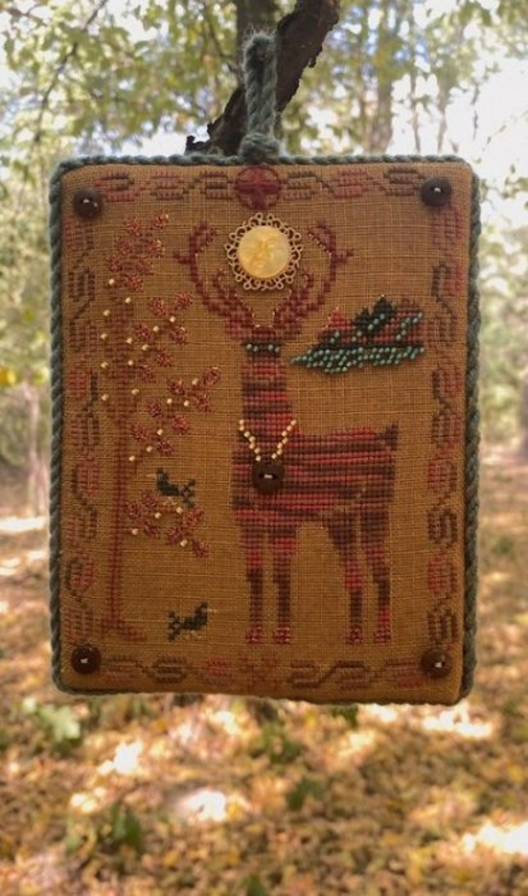 Solstice Stag by Millefleur, PDF Pattern, Cross Stitch Pattern, E ...