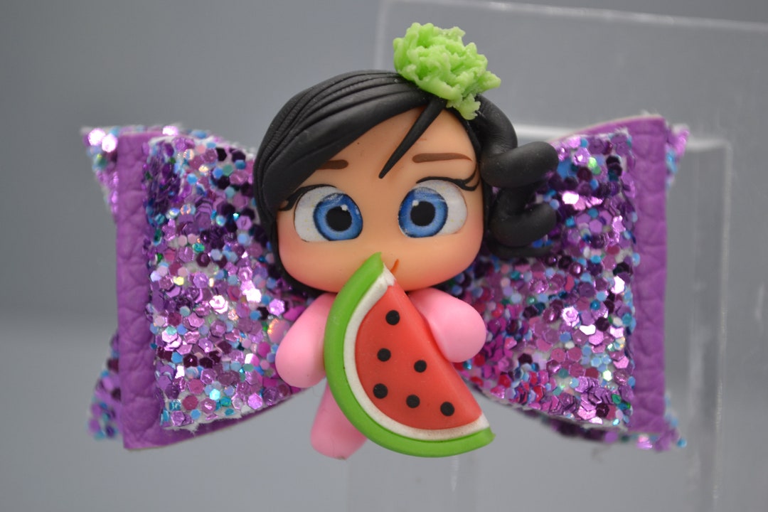 Hair Bow With Fimo Doll Hair Clips for Kids Bows - Etsy