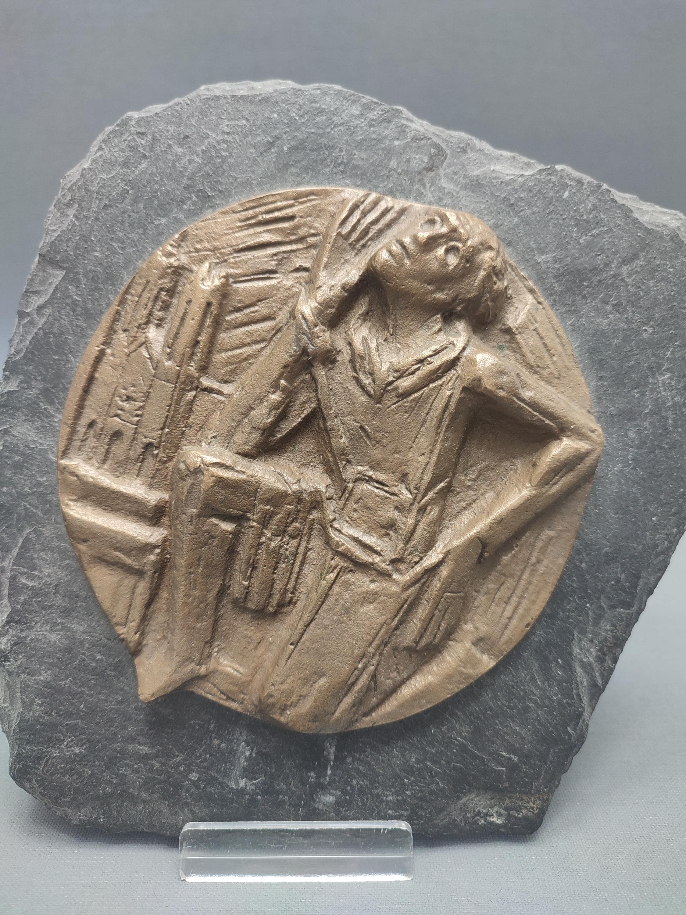 Religious Joseph Krautwald - the Listener - Cast Bronze - Wall Hanging ...