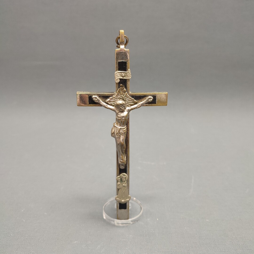 Rare Corpus Christi Crucifix - Our Lady of Scherpenheuvel - Cast White ...