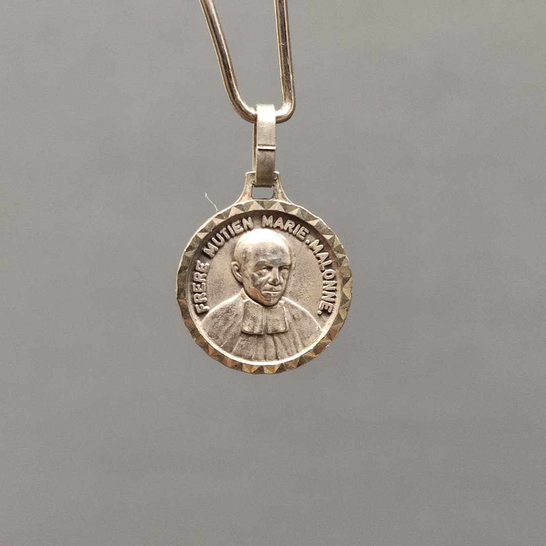 Religious Mutien-marie of Malonne Pendant - Religious Medallion - Medal ...