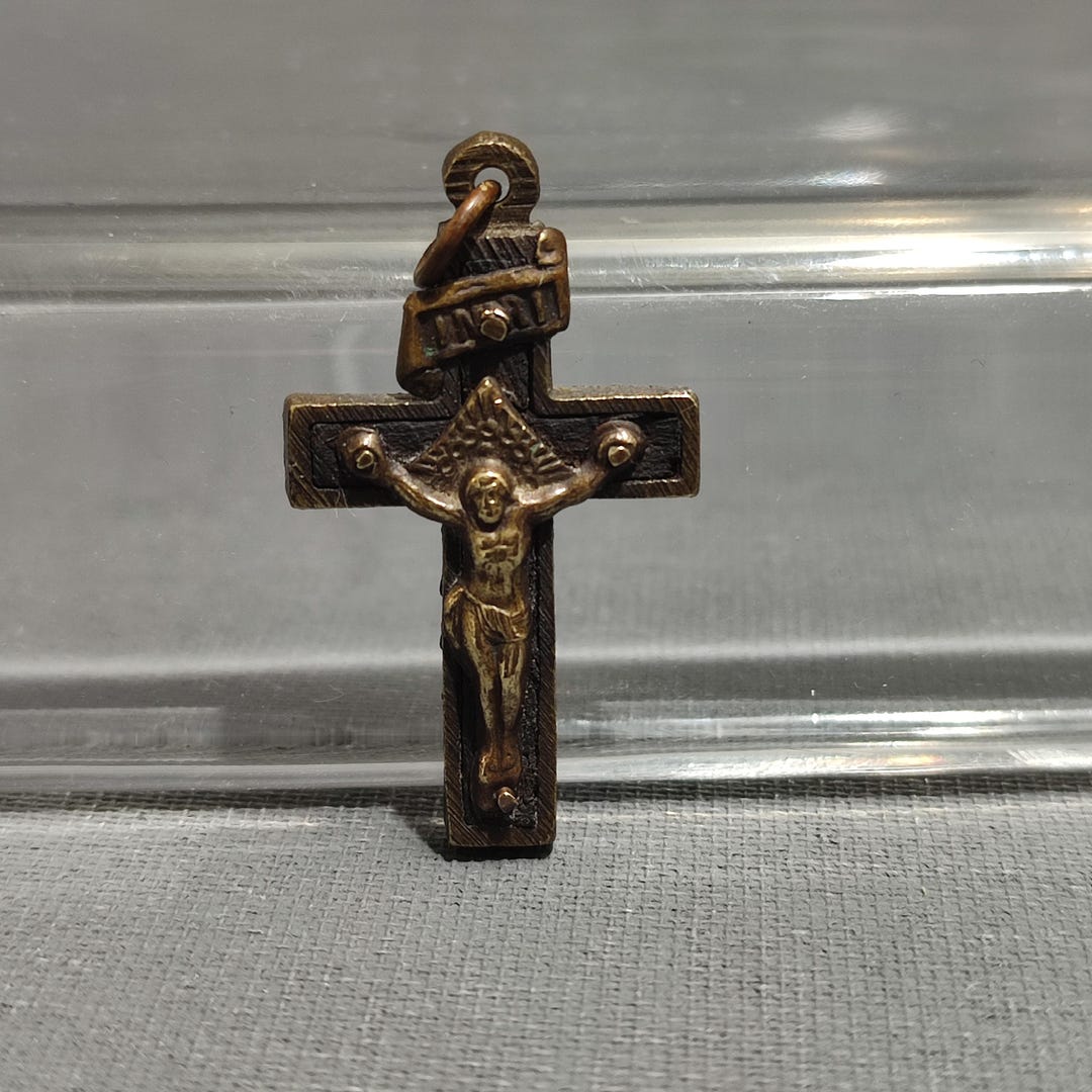 Old Corpus Christi Crucifix Roma , Italy - Cross - Pendant Mid Century ...