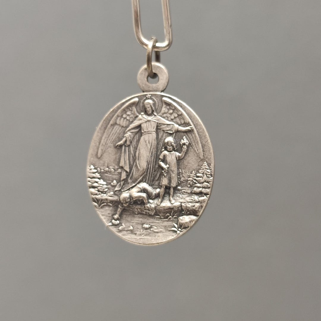 Archangel Gabriel - Virgin Mary - Pendant - Religious - Etsy