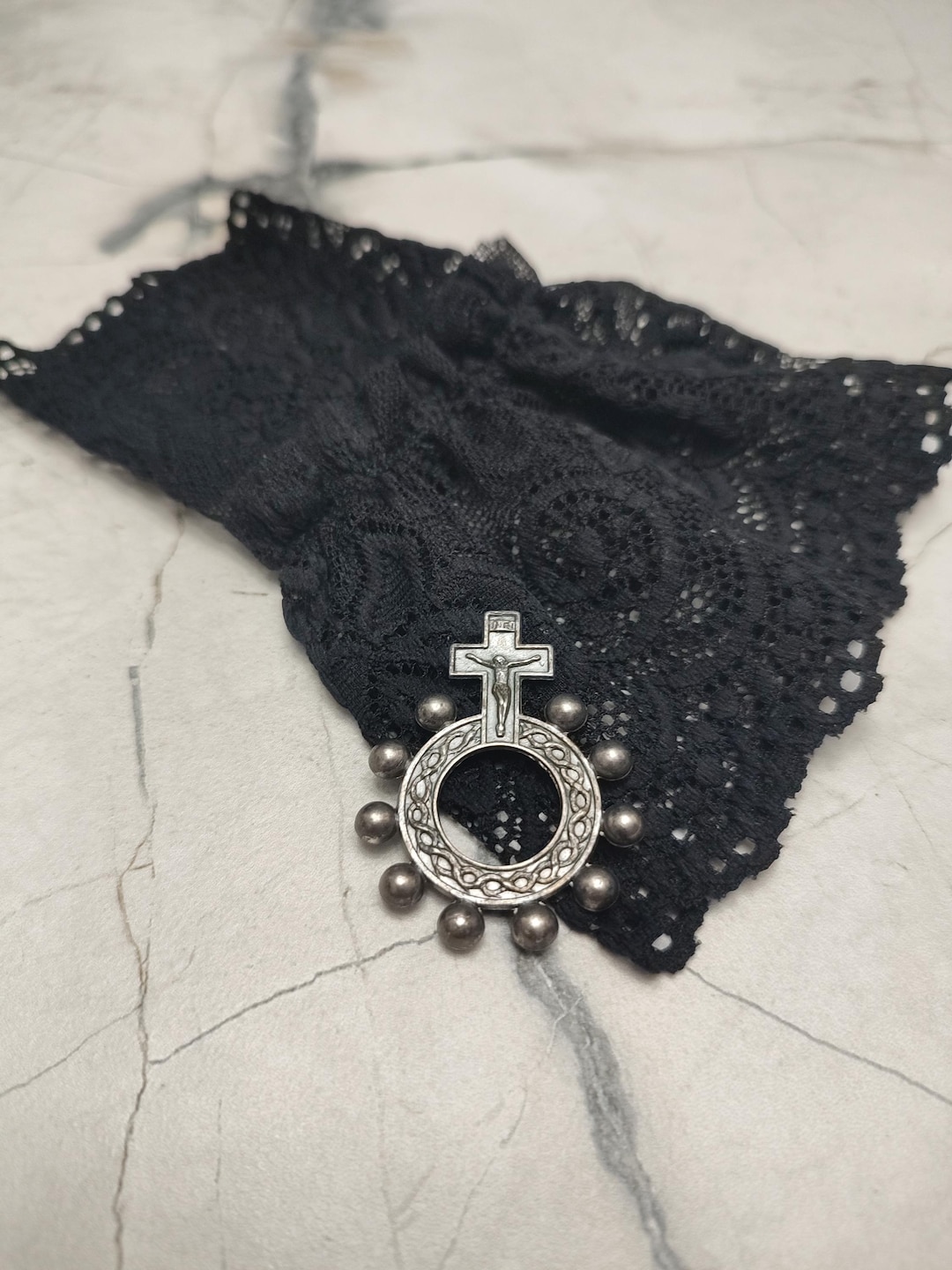 Religious Finger Rosary Ring - Italy Cross Crucifix - Etsy