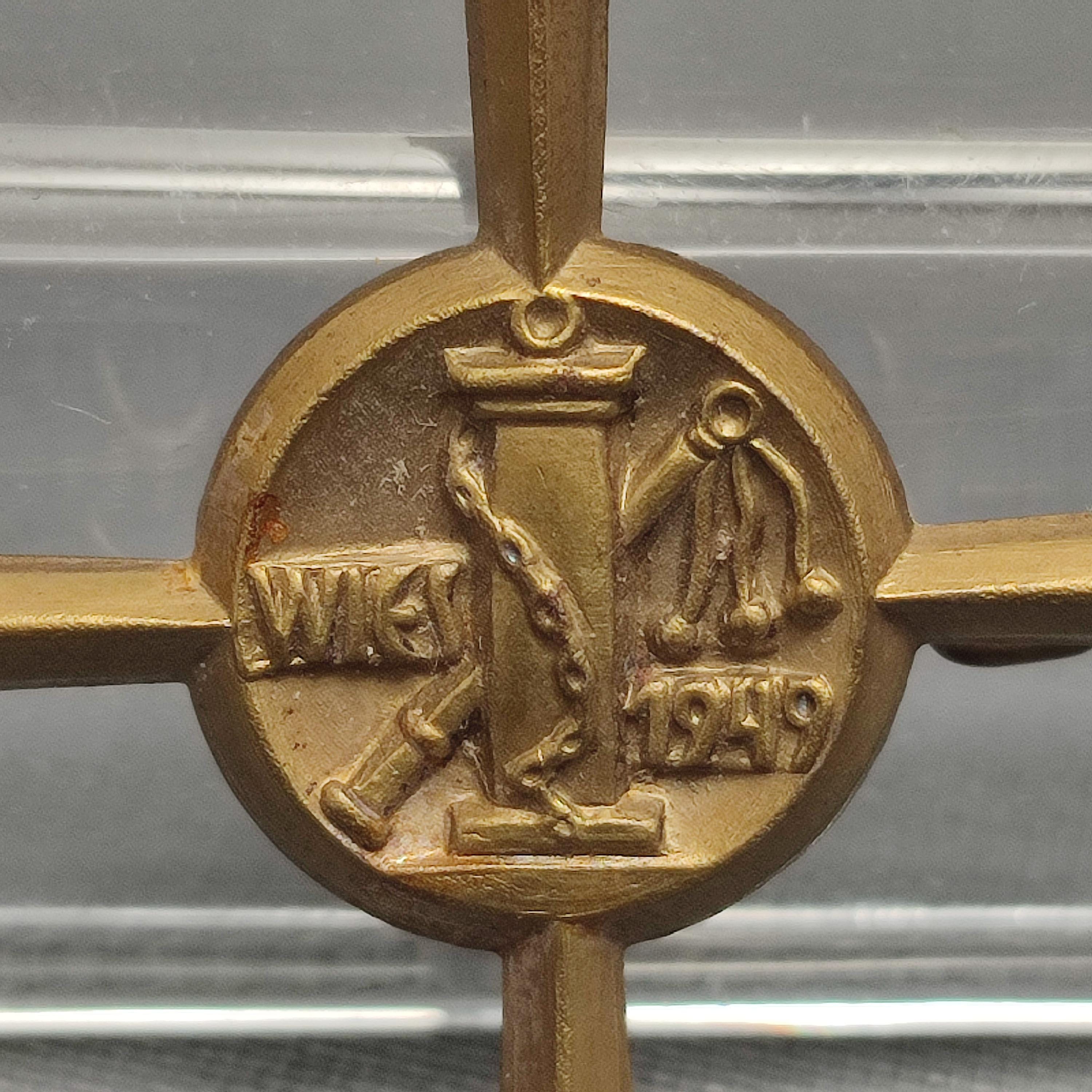 Rare Religious Old Pin / Brooch Wien 1949 Cross - Etsy