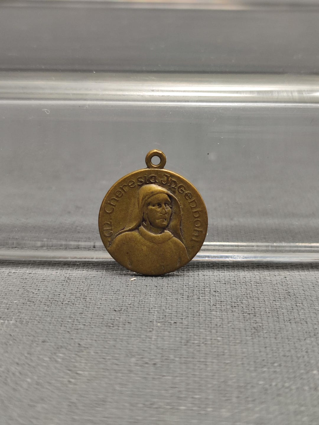 Antique Religious Medal • Maria Theresia Scherer • Ave Crux - • Medal ...