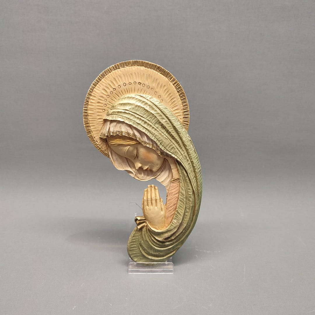 Religious Madonna Praying Hands - Virgin Mary - Etsy