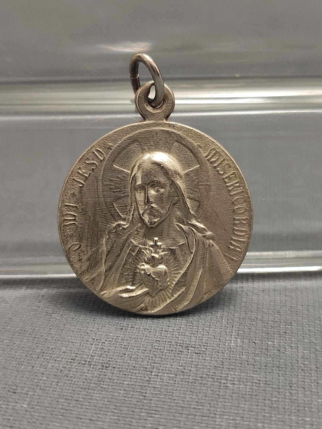 Religious O Mi Jesu Misericordia - Virgin Mary W Child Medal Pendant ...
