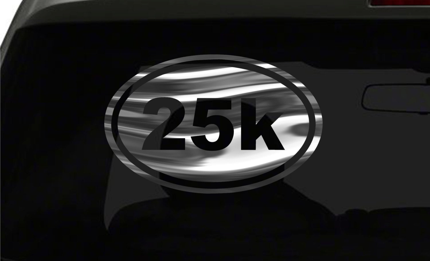 25K Running Sticker Marathon Exercise Euro Oval Shape All - Etsy New ...