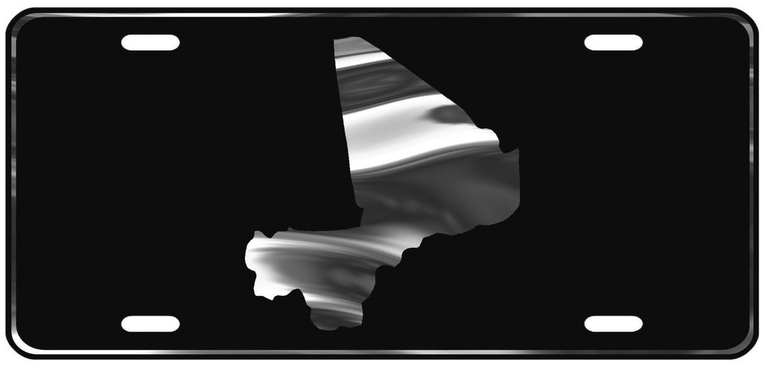 Customonsterdesigns Mali Map Heavy Duty Aluminum License Plate - Etsy