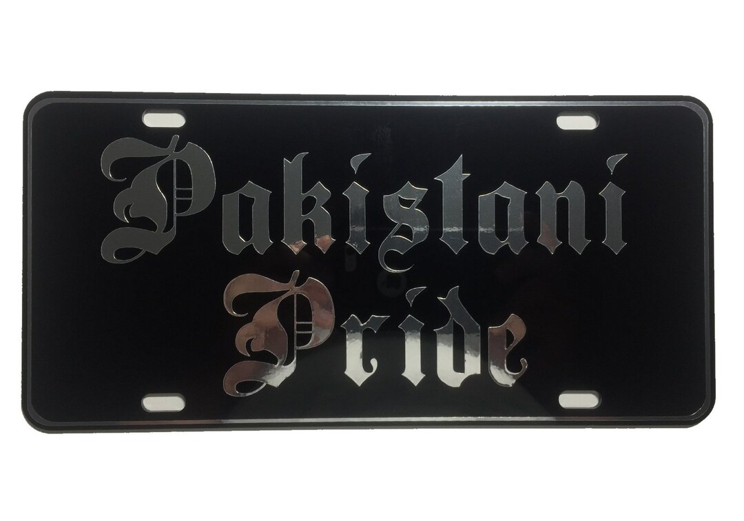 Customonsterdesigns Pakistani Pride Heavy Duty Aluminum License Plate ...