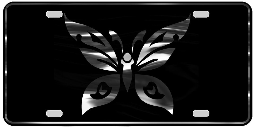 Customonsterdesigns Butterfly Heavy Duty Aluminum License Plate S2 - Etsy