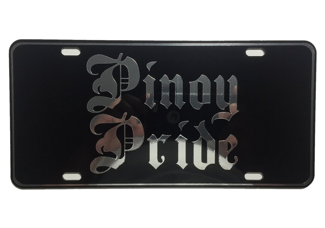 Customonsterdesigns Pinoy Pride Heavy Duty Aluminum License Plate - Etsy