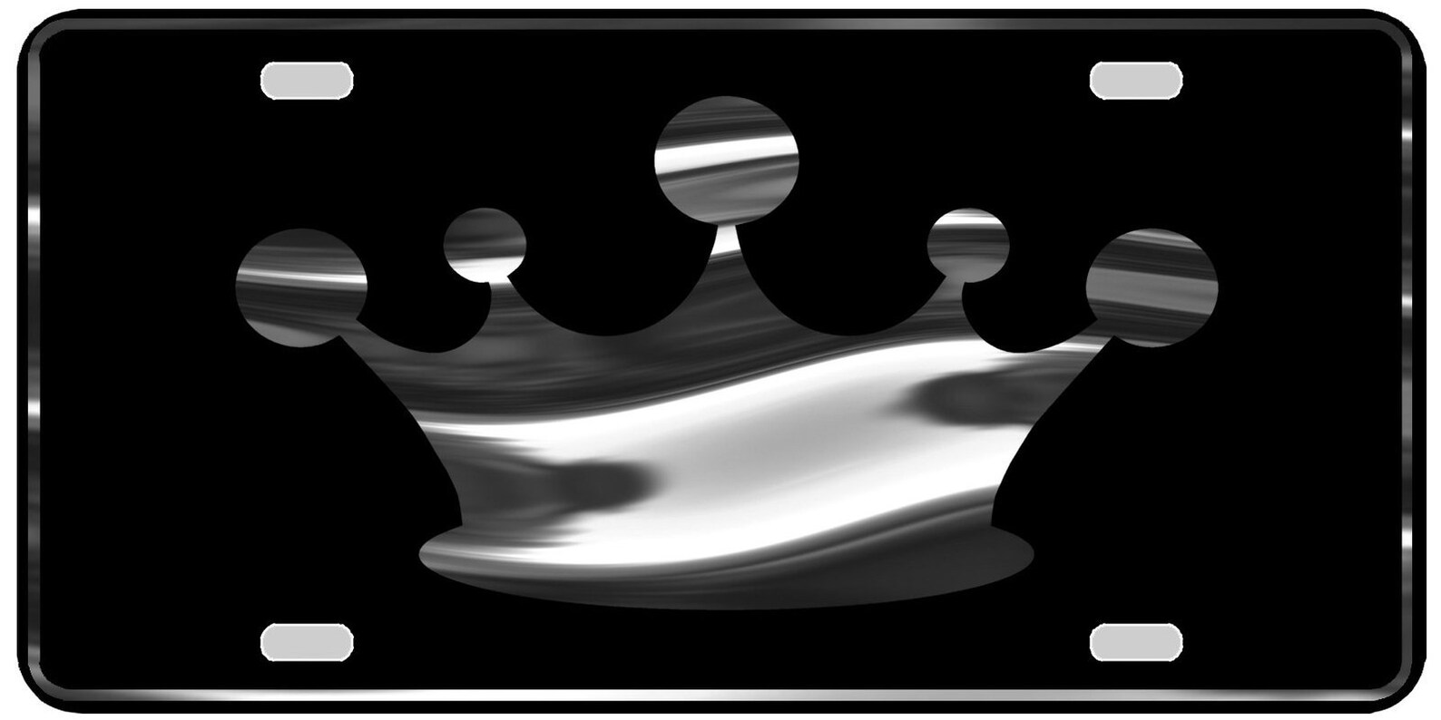 Customonsterdesigns Crown Royalty Heavy Duty Aluminum License Plate S13 ...