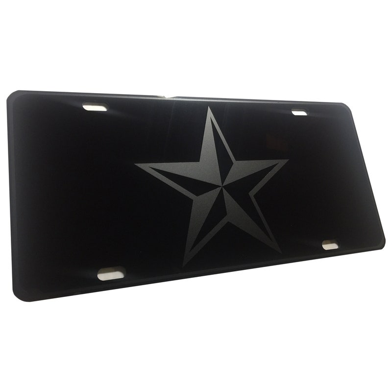 License Plate Star - Etsy