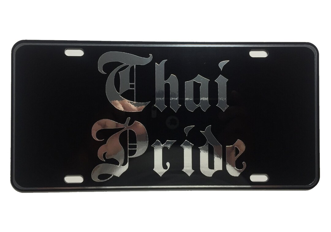 Customonsterdesigns Thai Pride Heavy Duty Aluminum License Plate - Etsy