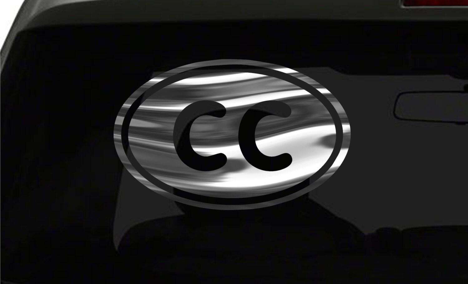 CC Sticker Cape Cod CC Euro Oval Shape All Chrome and Regular - Etsy