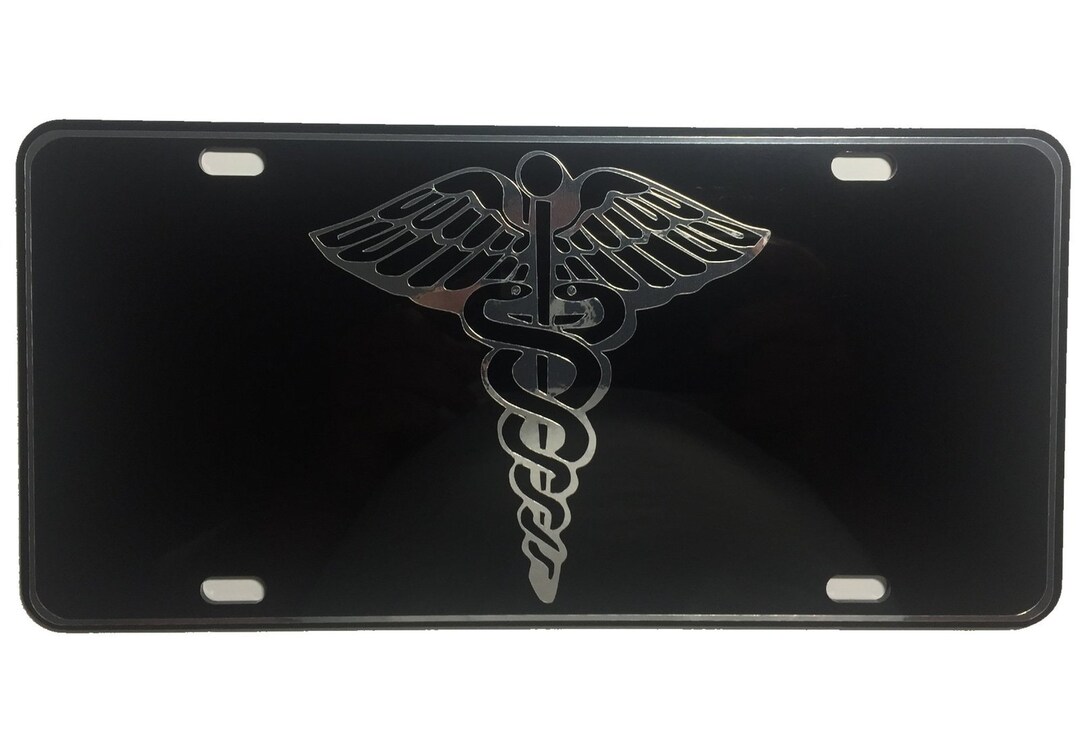 Customonsterdesigns EMT MFR Medic EMS Star of Life Heavy Duty Aluminum ...