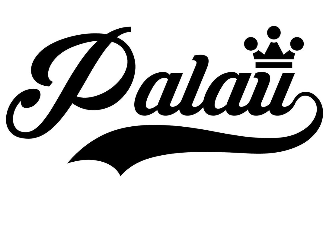 Palau Wall Sticker... 23 Inch Longest Dimension Palau Vinyl Wall Art ...