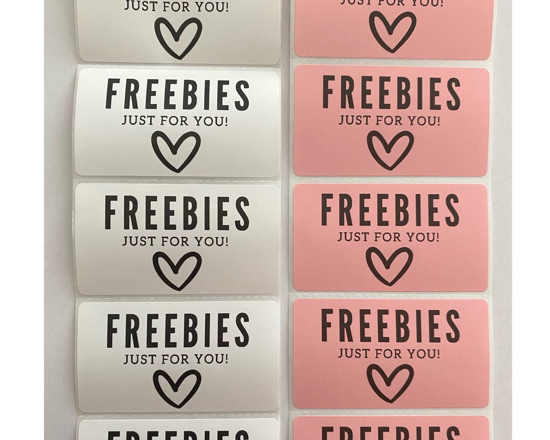 Freebie Stickers for Small Business Packaging, Thermal Stickers, 2.25 X ...