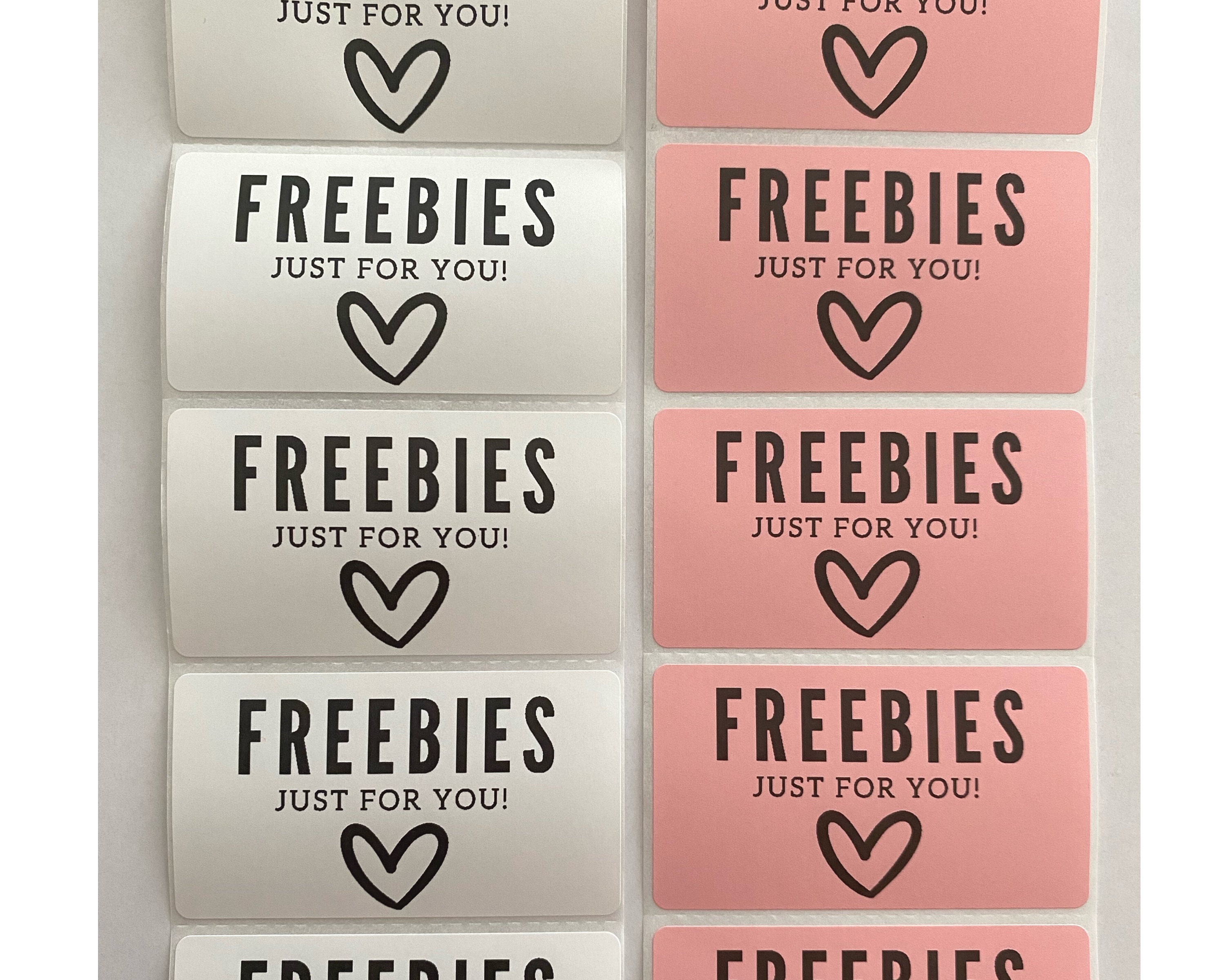Freebie Stickers for Small Business Packaging, Thermal Stickers, 2.25 X ...