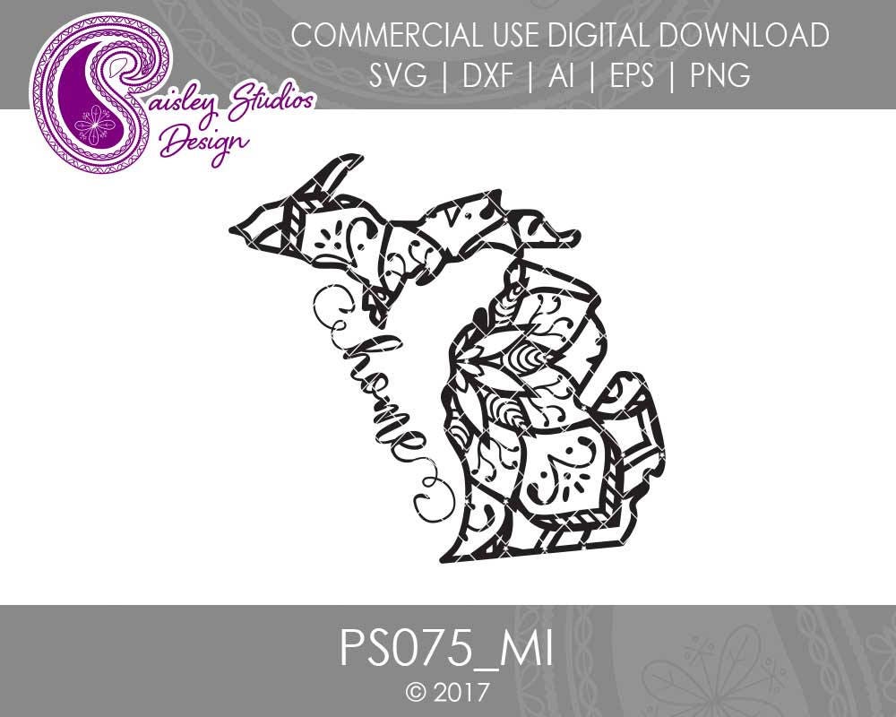 Michigan Mandala Svg Michigan State SVG Michigan SVG | Etsy