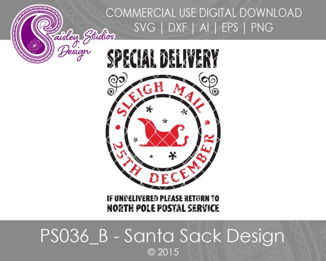Christmas SVG Files, Santa Sack SVG, Santa Sack File, Santa Sack ...