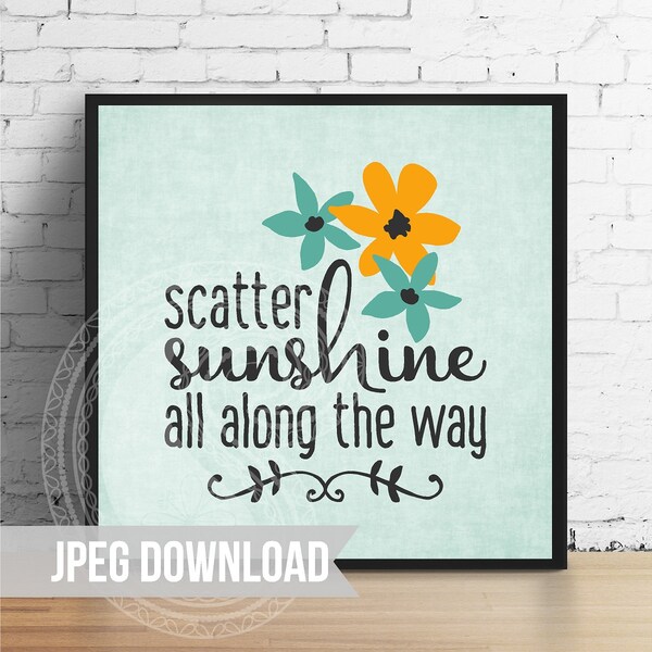 Scatter Sunshine - Etsy