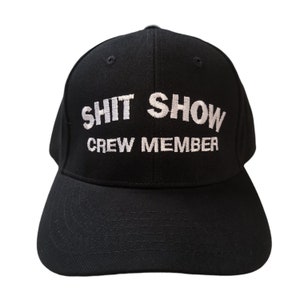 Shit Show Supervisor & Crew Member Combo Gift Set - Embroidered Black ...