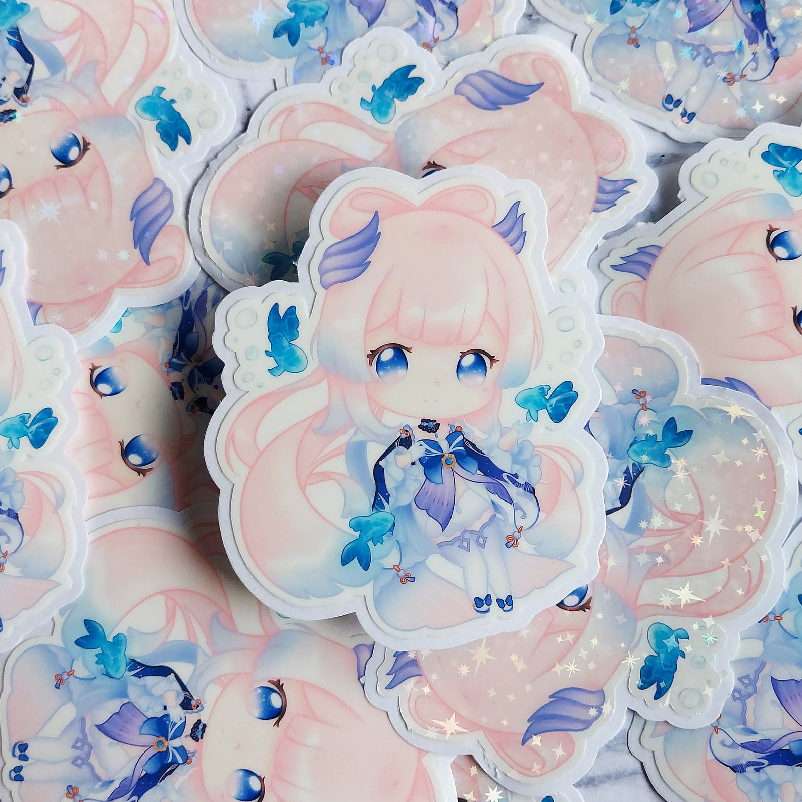 Kokomi Sticker | Vinyl Decal | Holographic - Etsy