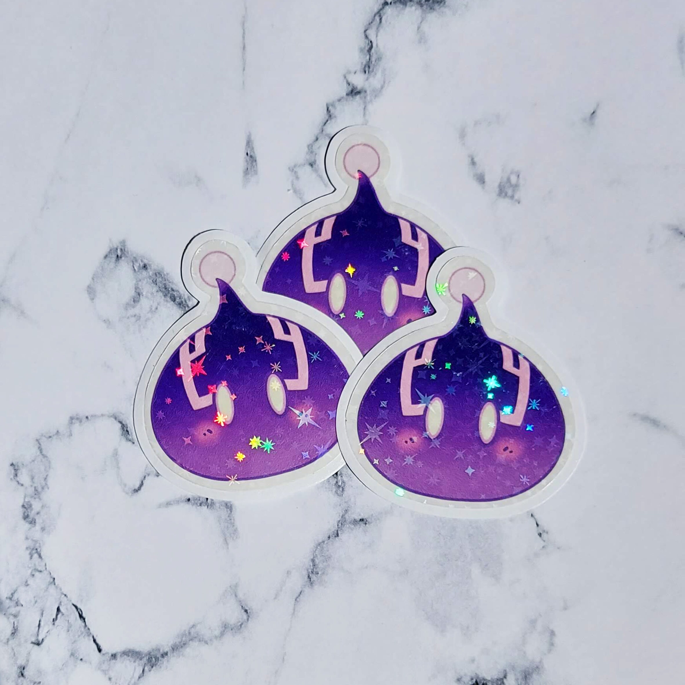 Slime Sticker Vinyl Waterproof Holographic | Etsy