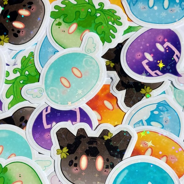 Slime Stickers - Etsy
