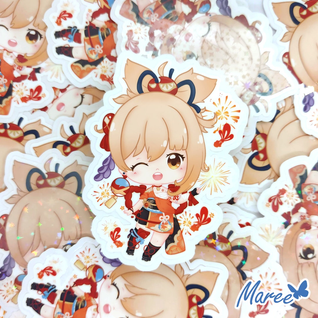 Yoimiya Sticker Vinyl Decal Holographic - Etsy