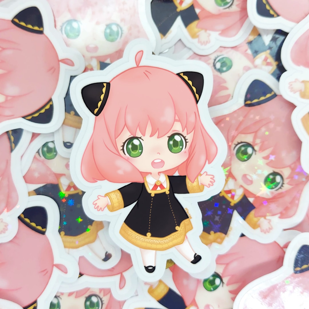 Anya Decal Vinyl Sticker Holographic - Etsy
