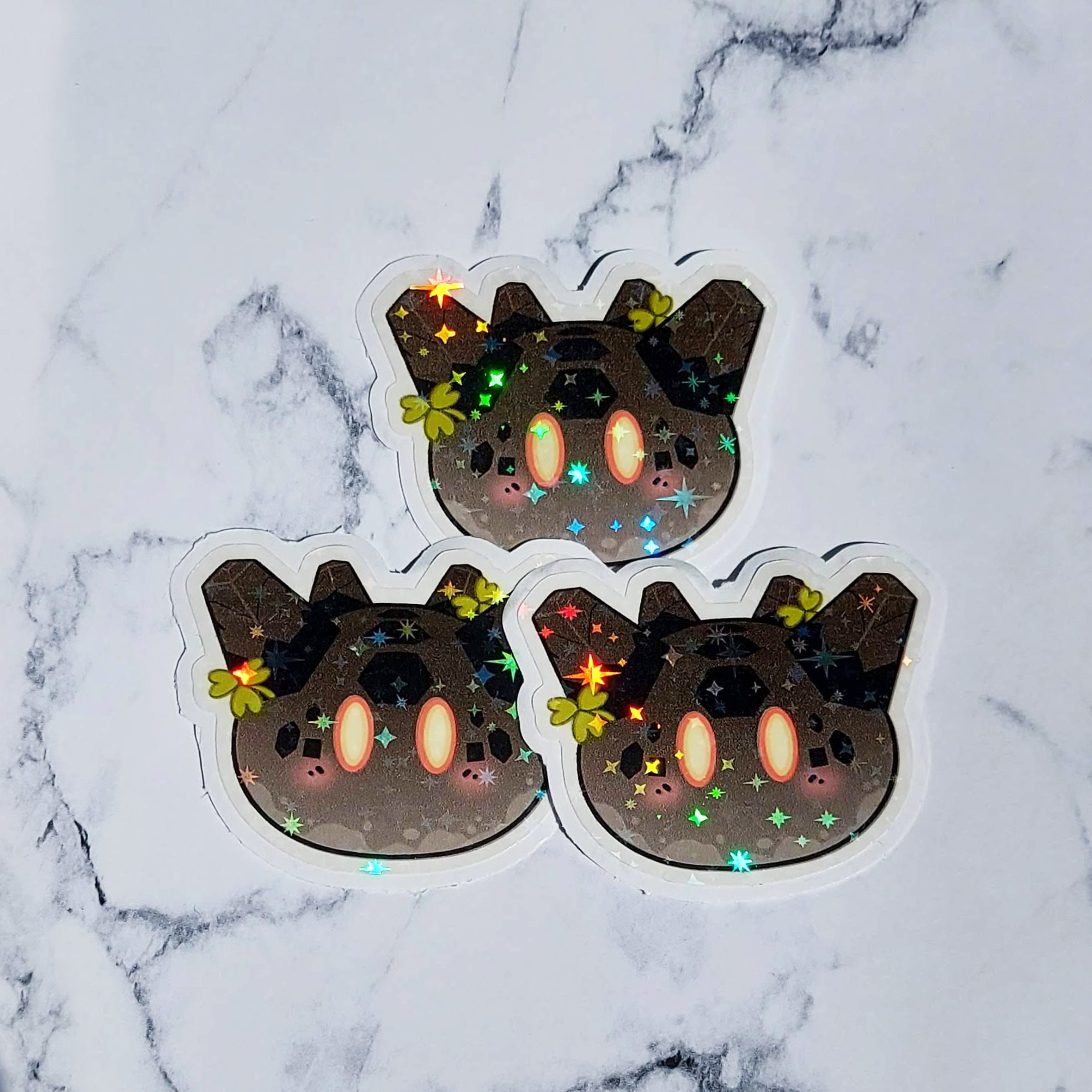 Slime Sticker Vinyl Waterproof Holographic | Etsy