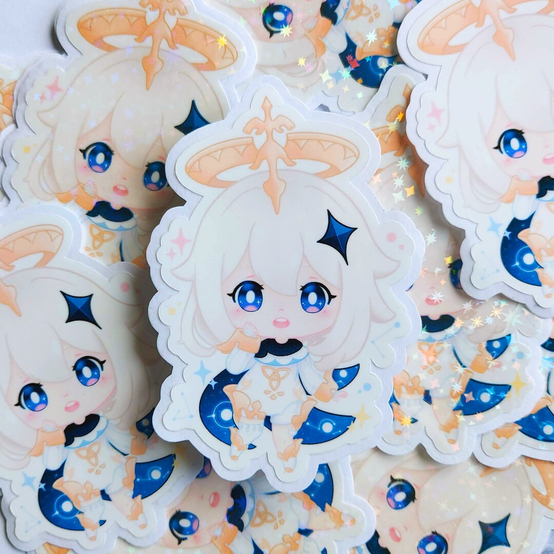 Emergency Food | Paimon Sticker | Vinyl Decal | Holographic - Etsy