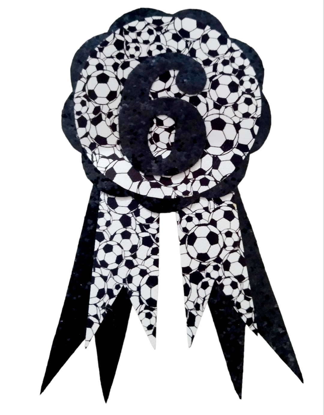 Football Birthday Rosette Badge - Custom Age Celebration - Etsy