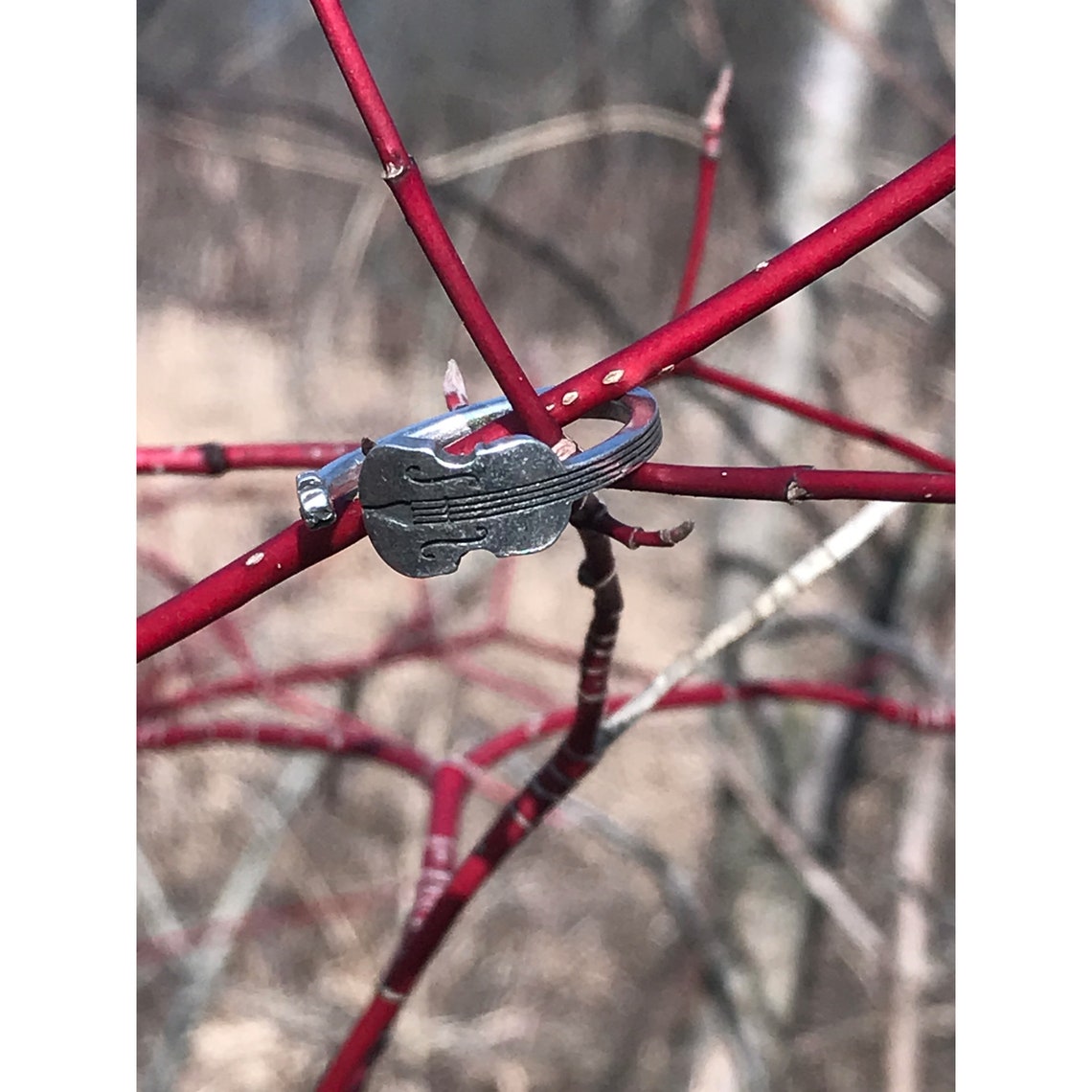 Musician Gift Violin Gift Adjustable Violin Ring Fun - Etsy