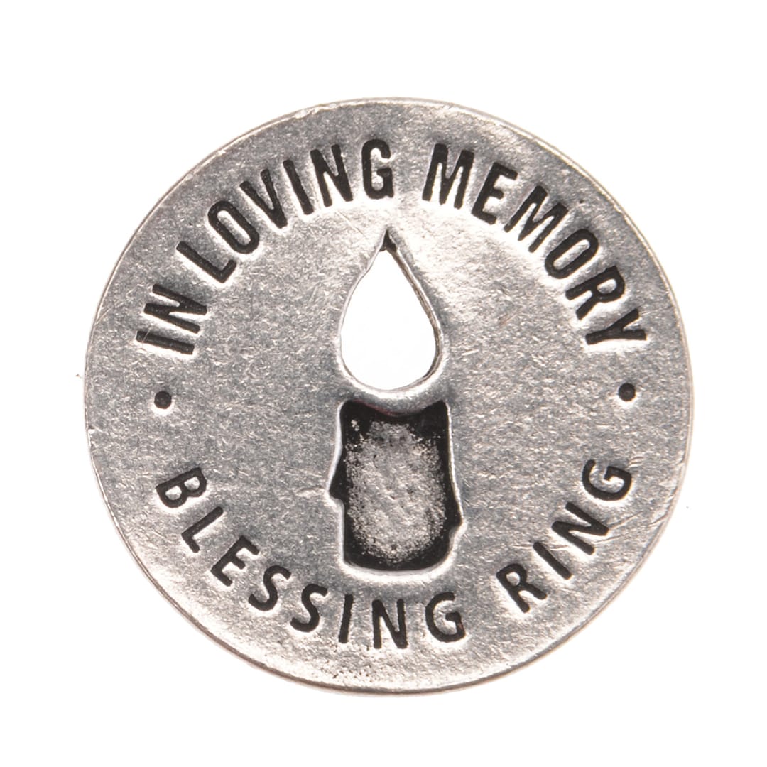 In Loving Memory Blessing Ring (choose Qty) - Sympathy Gift, Loss ...