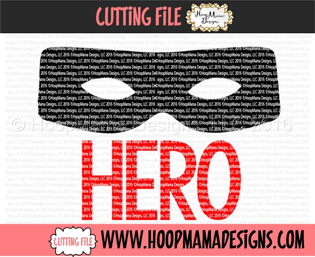 Super Hero With Mask SVG DXF Eps and Png Files for Cutting Machines ...