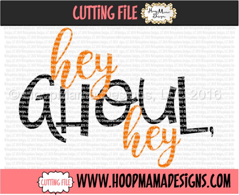 Hey Ghoul Hey Halloween SVG DXF Eps and Png Files for Cutting - Etsy