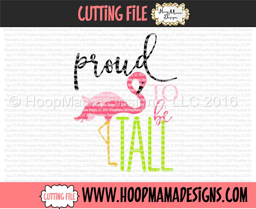 Proud to Be Tall SVG DXF Eps and Png Files for Cutting Machines Cameo ...