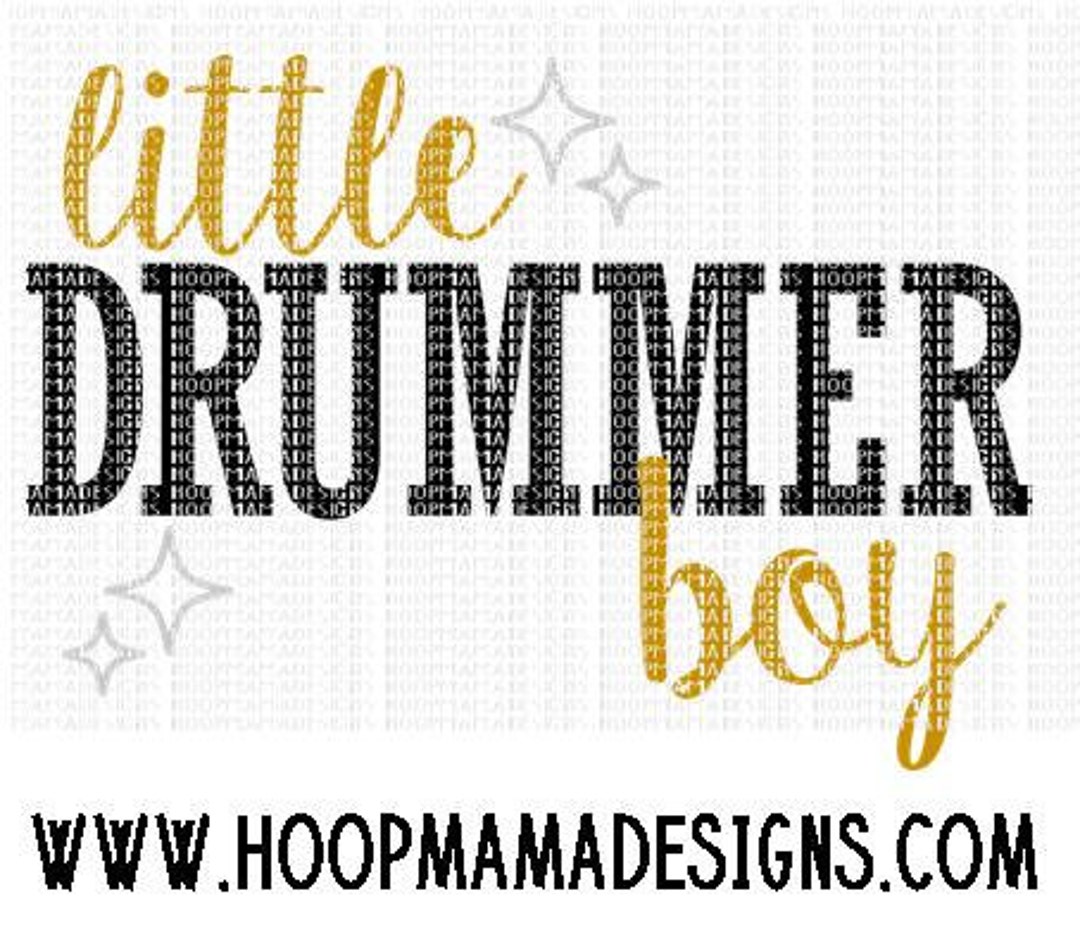 Little Drummer Boy SVG DXF Eps and Png Files for Cutting Machines Cameo ...