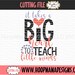 It Takes A Big Heart to Teach Little Minds SVG DXF Eps and Png | Etsy
