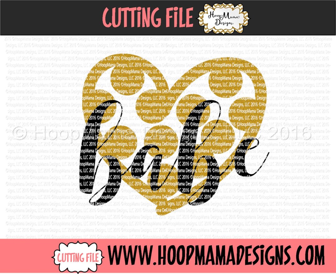 Babe With Heart SVG DXF Eps and Png Files for Cutting Machines Cameo or ...
