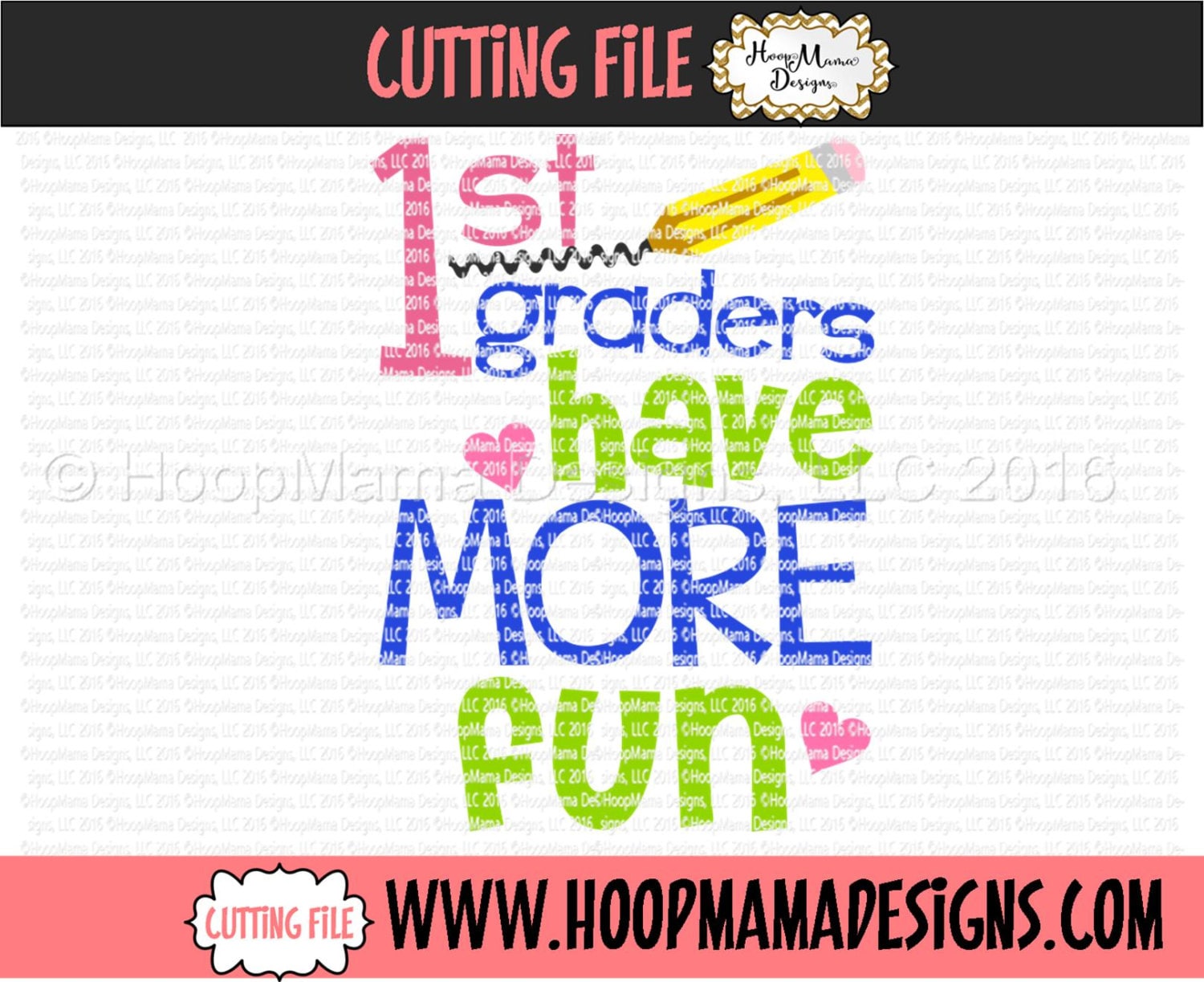 First 1st Graders Have More Fun SVG DFX EPS and Png Files for | Etsy