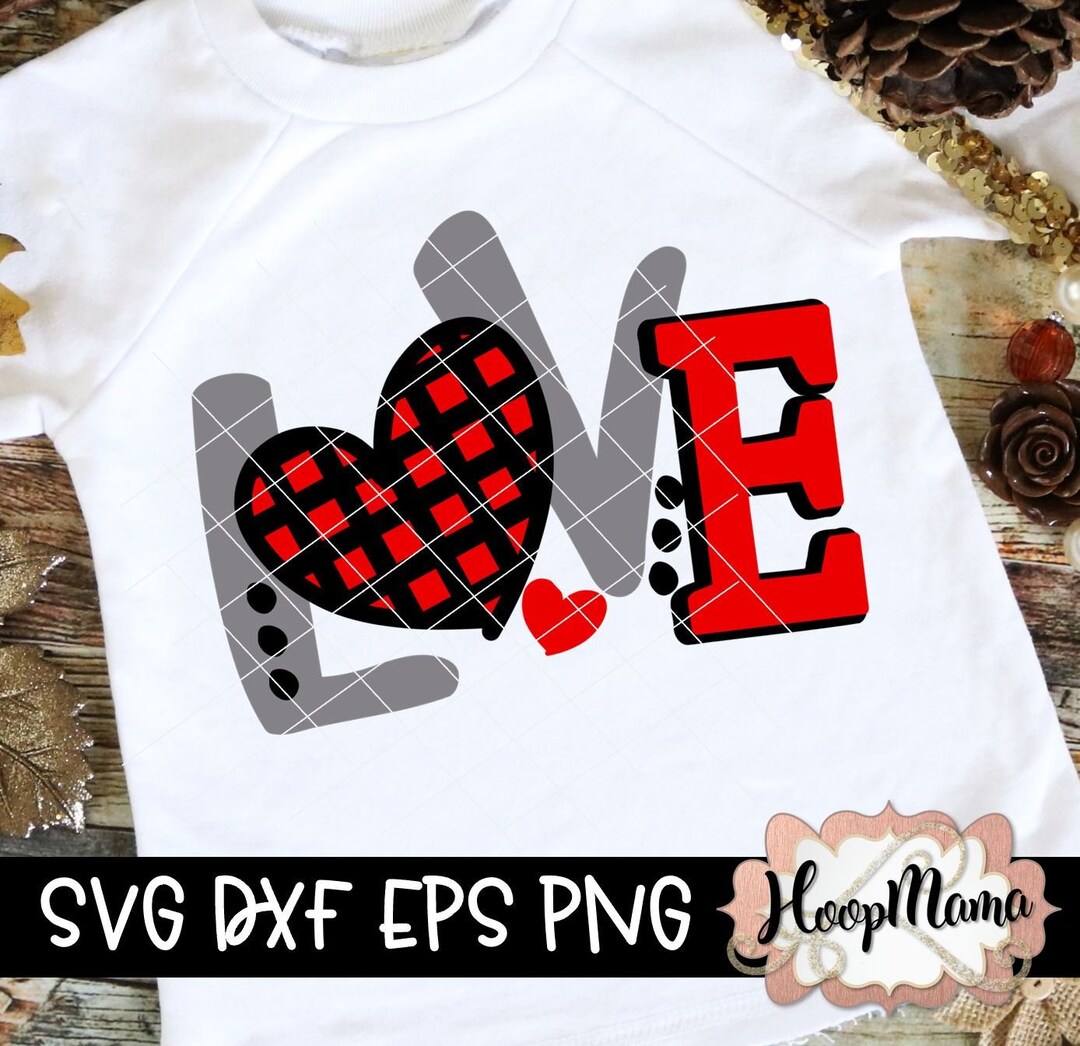 Love SVG DXF Eps and Png Files for Cutting Machines Cameo or Cricut - Etsy